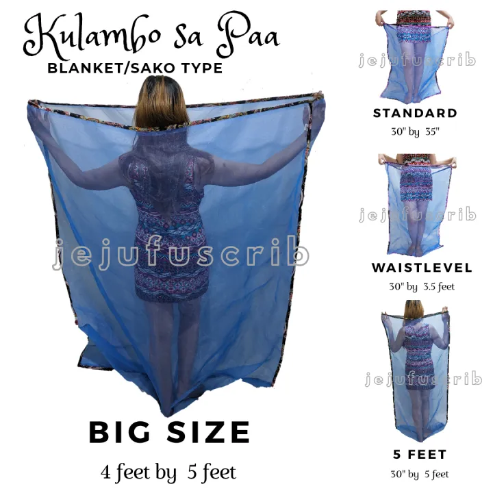 Heavy Duty Kulambo sa Paa Big Size LATAG Blanket Style SINGLE 8ft ...