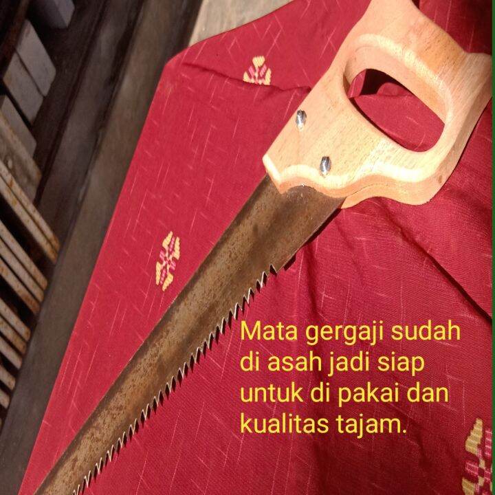 Gergaji Kayu Tangan Manual Bahan Baja Asli Selendang Super Tajam Sudah ...