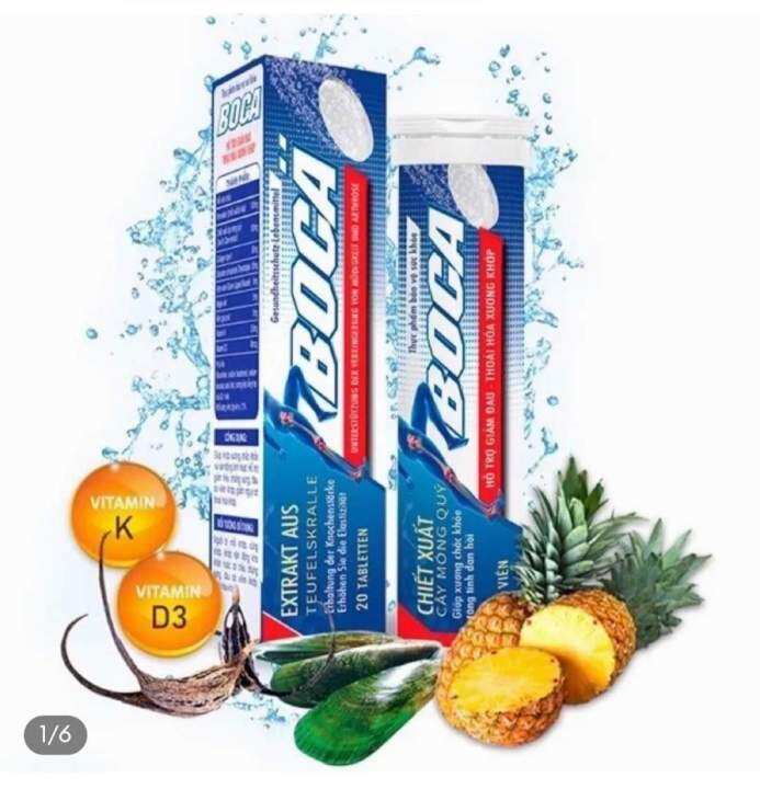 Boca Effervescent Tablets Authentic(cure all types of pain muscle,bones ...