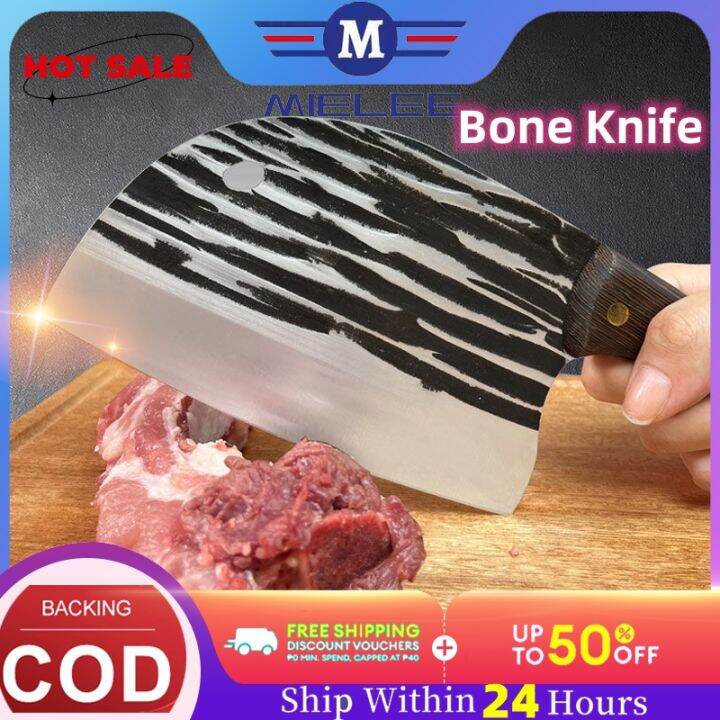 MIELEE kitchen Bone Chopping Knife Meat Cleaver Japanese Forged Knife ...