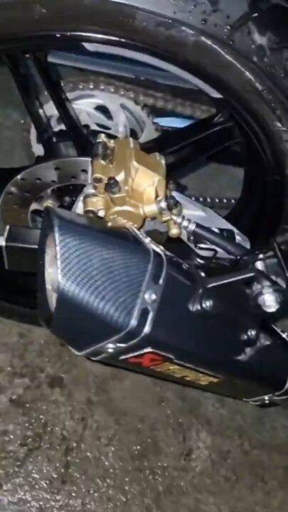 Spot 38-51mm Akrapovic Slant Exhaust Pipe Premium Stainless Steel ...