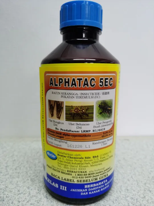 1L Hextar Alphatac 5EC (Ulat Pengorek Batang & Buah) | Lazada