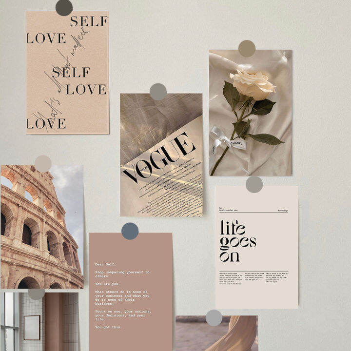 INS Style Decorative Card Paper Korean Style Niche Posters Stickers ...
