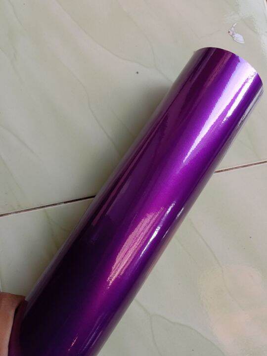 stiker scotlet warna ungu candy mengkilat | Lazada Indonesia