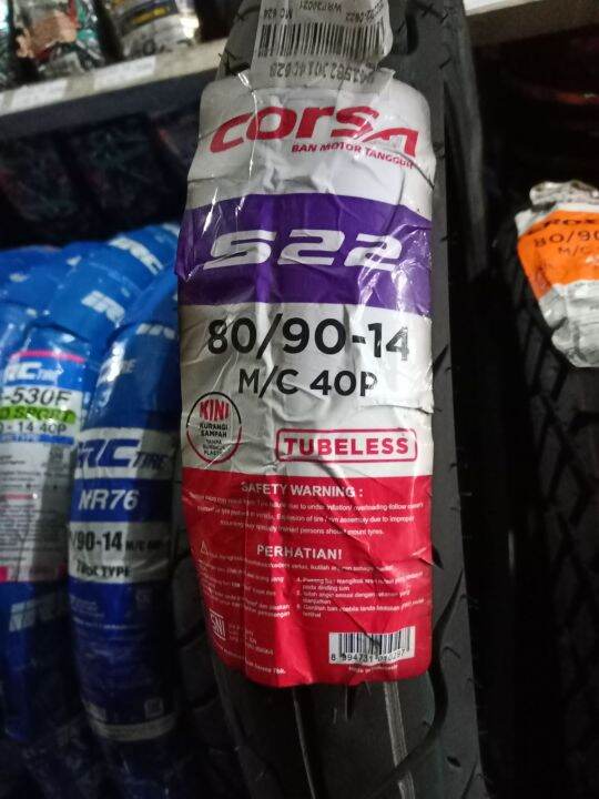 Ban Luar Matic Depan Corsa S 22 Tubeless Ban Luar Matic Ring 14 Corsa ...