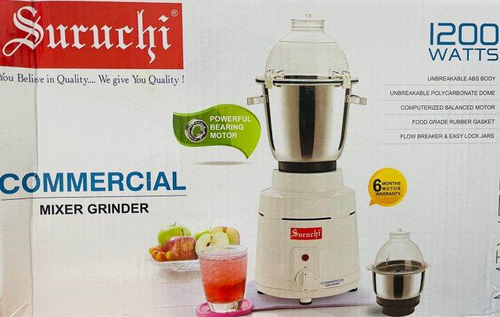 Suruchi 1200W Commercial Mixer Grinder | Lazada