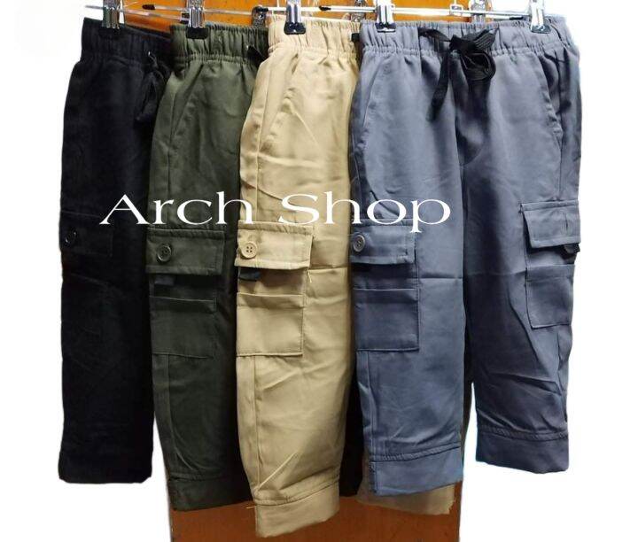 Kids Cargo Pants Six pocket Pants | Lazada PH