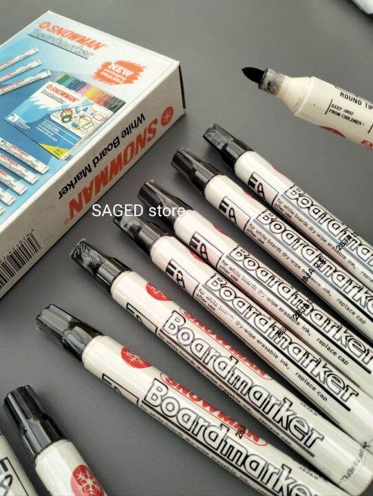 Spidol Snowman Whiteboard BG-12 per dus isi 12 pcs | Lazada Indonesia