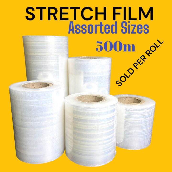 STRETCH FILM 500m (4",5",6",8",10")Sold per Roll | Lazada PH