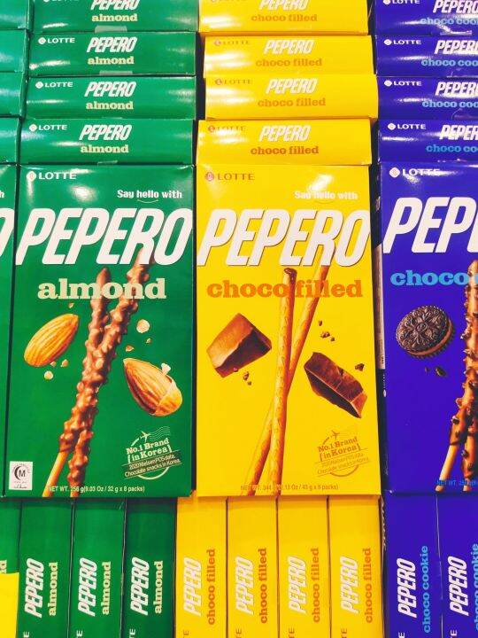 Coklat Langkawi Lotte Pepero Almond, Chocofilled, Choco Cookies ...