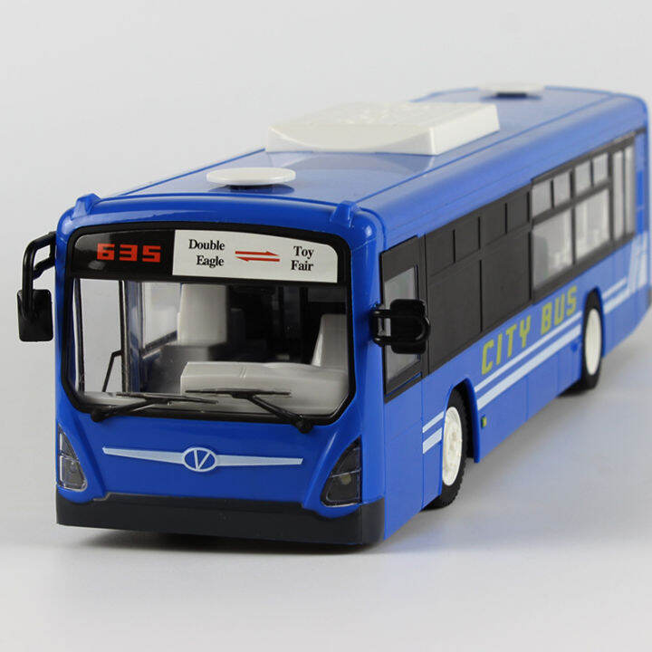 Double Eagle Remote Control Electric Bus Toy Car Bus Model Simulation ...