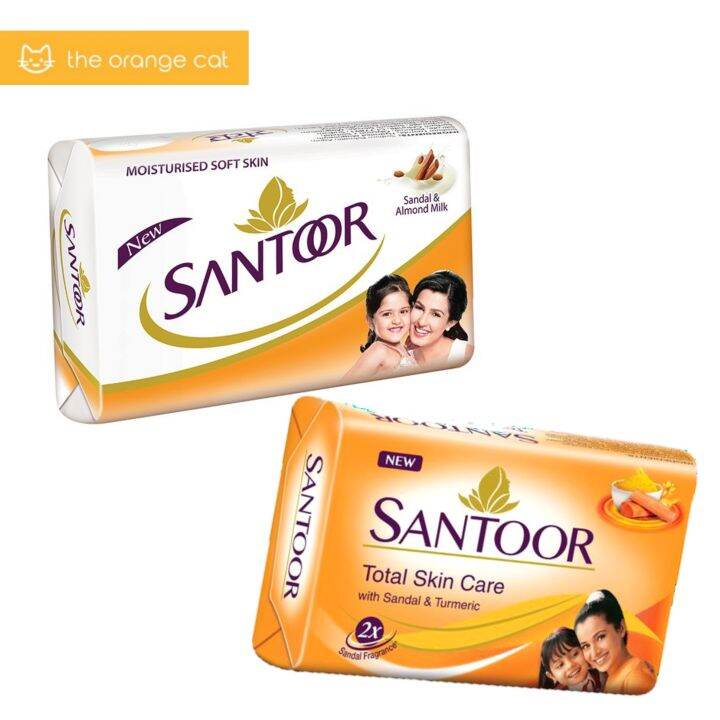 Santoor Sandal and Turmeric Body Soap 125g From India | Lazada PH