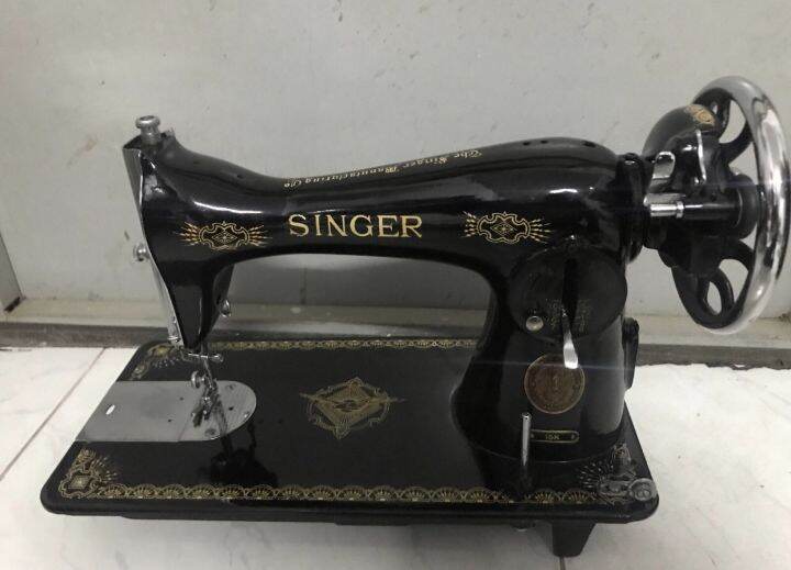 Máy may Singer xưa nguyên bộ ( chân đạp, đầu máy, bàn mới) | Lazada.vn