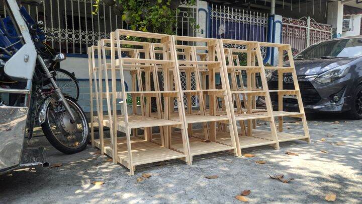 Wooden Rack Plant Stand palochina 5Layers | Lazada PH