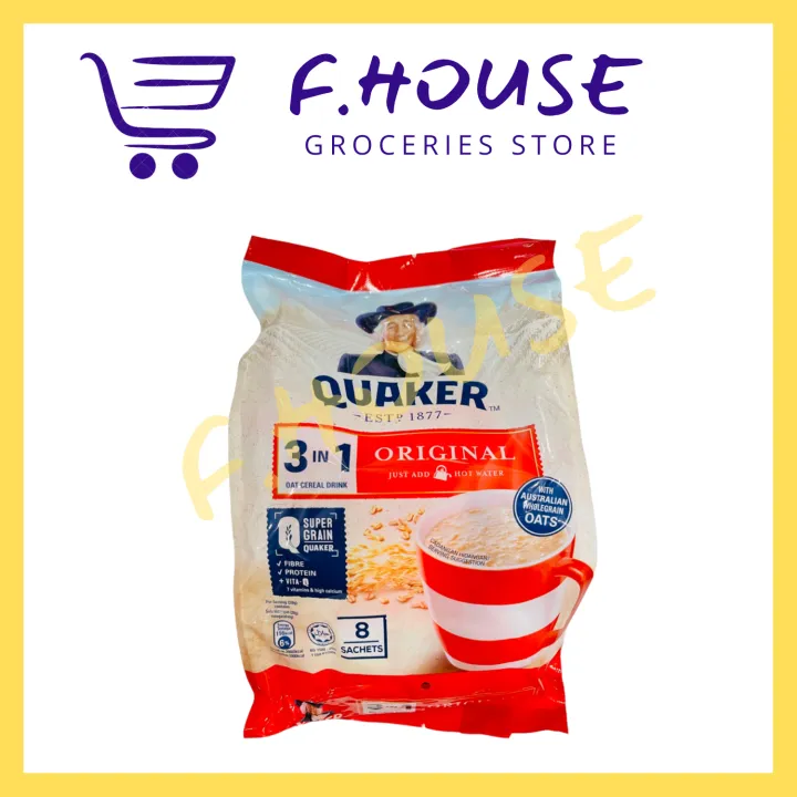 Quaker Oat Cereal Drink Original 3in1 (8's x 28g) | Lazada