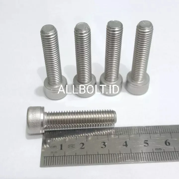 baut 12 L Stainless L6 / 8x35mm ( 1 biji ) | Lazada Indonesia