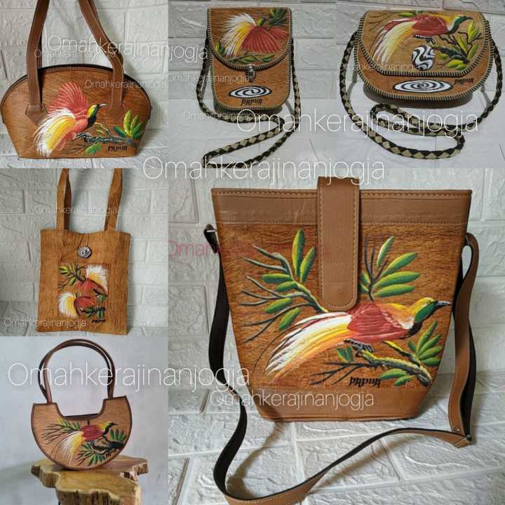 tas kulit kayu khas papua, tas papua | Lazada Indonesia