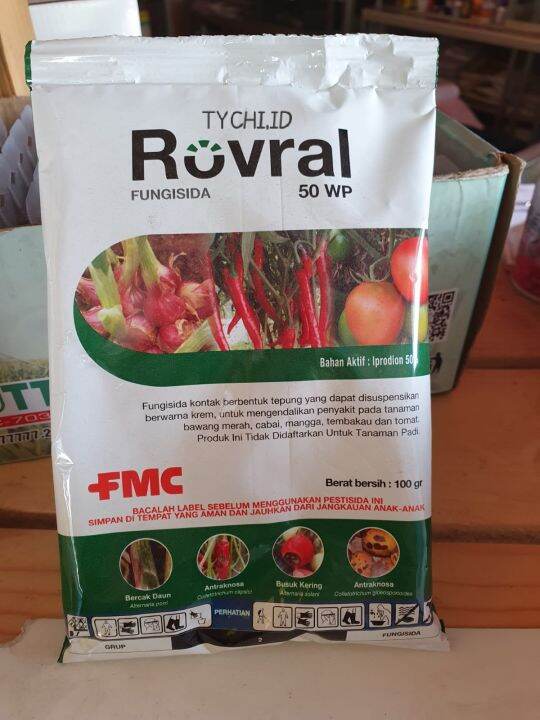 Fungisida Rovral 50wp 100gr. bahan aktif Iprodion 50% | Lazada Indonesia