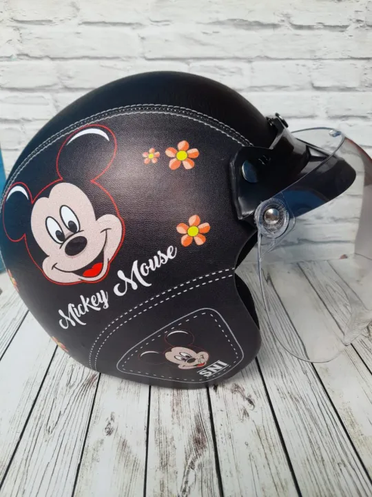 HELM BOGO DEWASA SNI KUALITAS SUPER MICKEY MOUSE | Lazada Indonesia