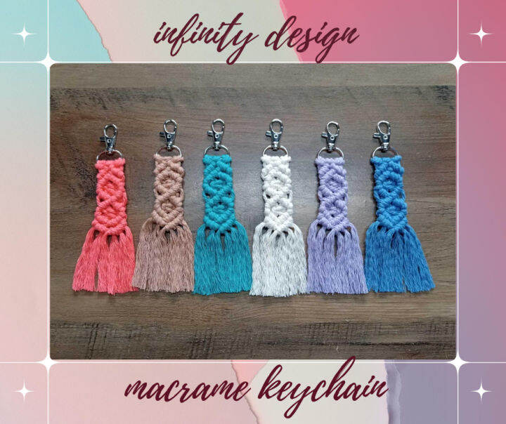Macrame Keychain (Infinity Design) | Lazada PH