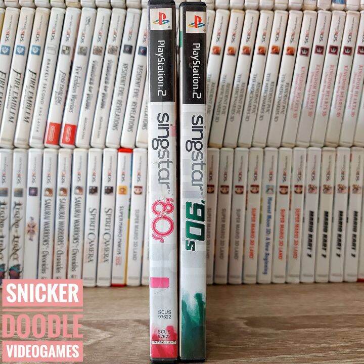 PS2 Games: SingStar 90s•SingStar 80s US NTSC Original Preloved | Lazada PH