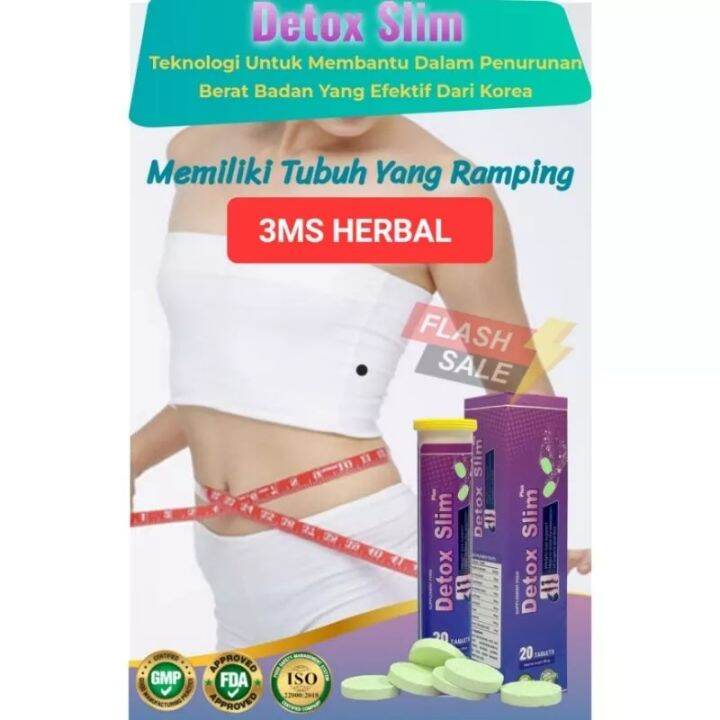 DETOX SLIM - tablet effervescent penurun berat badan yang aman dan dijamin original | Lazada ...