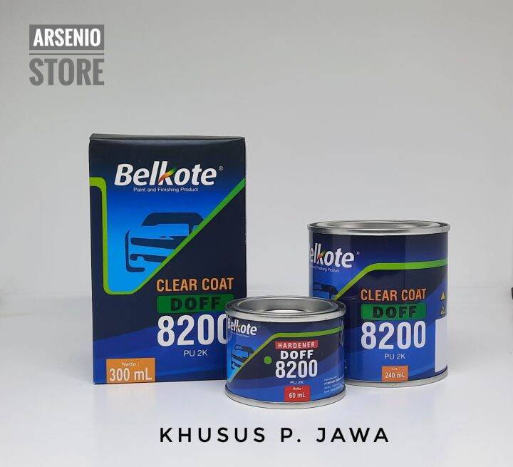 Clear Belkote 8200 dof doff dop Pu | Lazada Indonesia