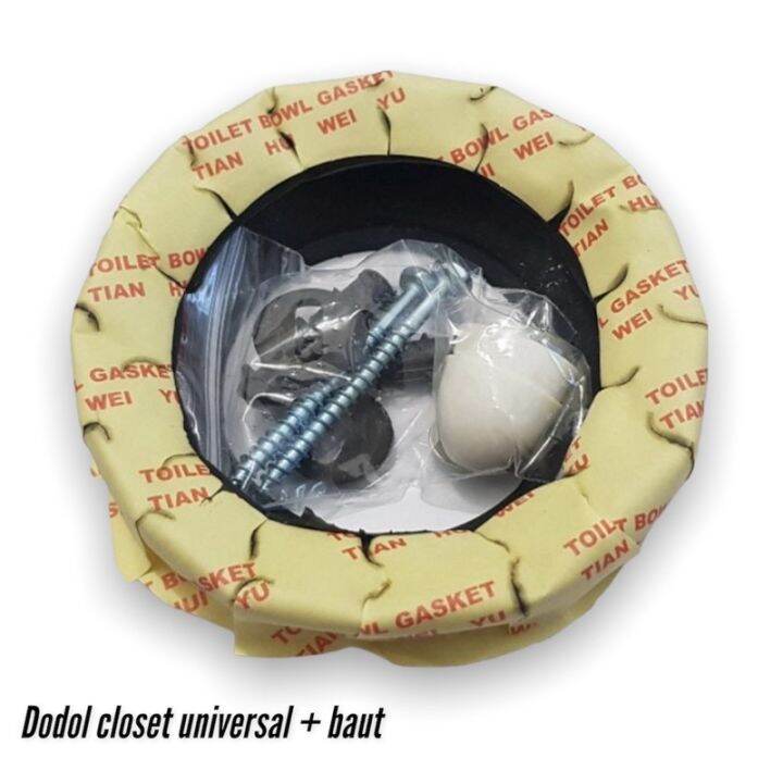 Dodol closet karet closet universal + baut closet | Lazada Indonesia