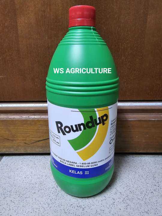 Roundup Monsanto 1L Glyphosate 41% Weed Killer Racun Rumpai 杀草剂. | Lazada