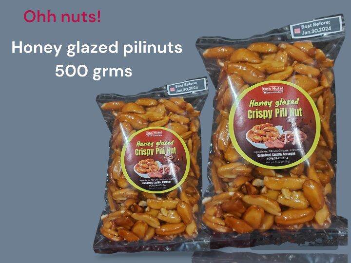 Honey glazed crispy pili nuts 500 grms.(from bicol) | Lazada PH