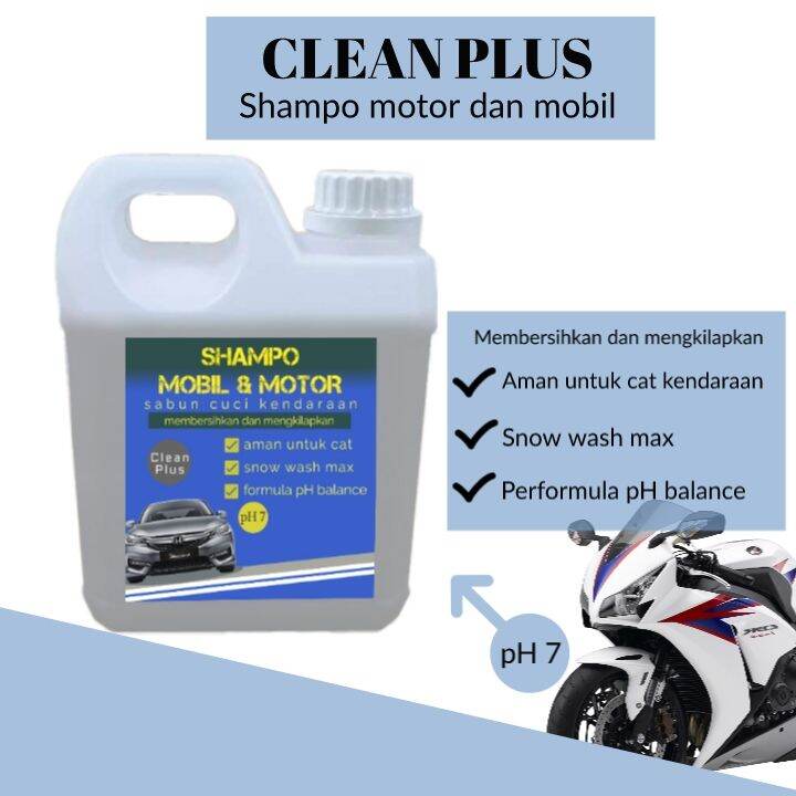 Shampo mobil motor pH7 | Ukuran 1Liter | Lazada Indonesia