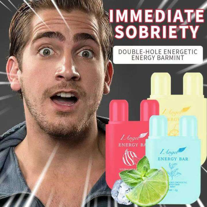 Cool Inhaler Nasal Inhaler Double Hole Refreshing Stick Energy Bar ...