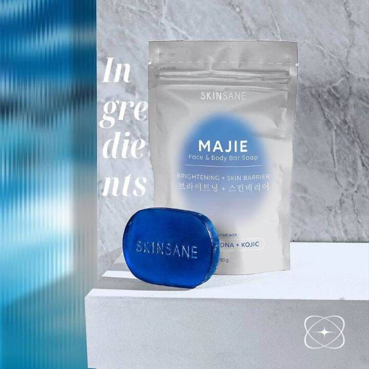 Skinsane Majie Face and Body Soap Brightening and Skin Barrier Care ...