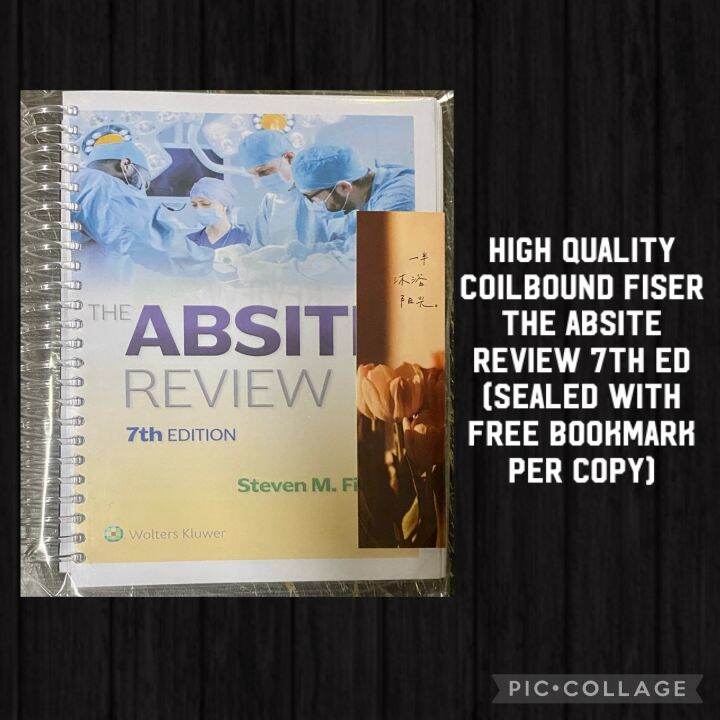 Fiser The Absite Review 7th Edition Surgery Book | Lazada PH