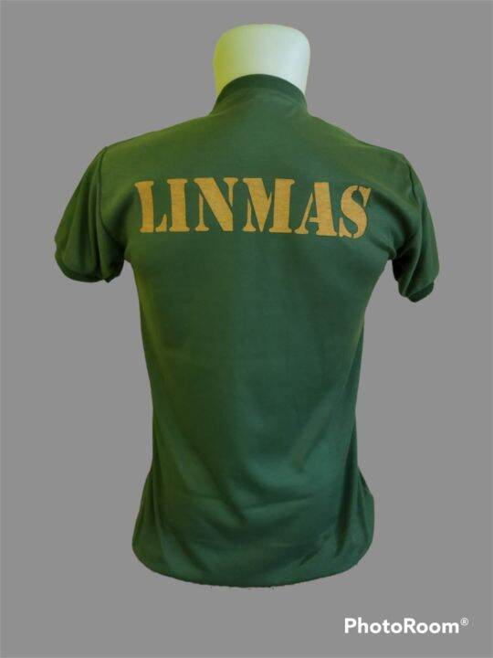 KAOS LINMAS WARNA HIJAU HANSIP | Lazada Indonesia