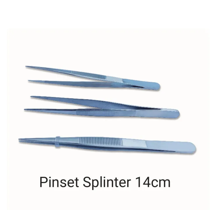 Pinset Splinter Anatomi 14cm Stainless Steel | Lazada Indonesia