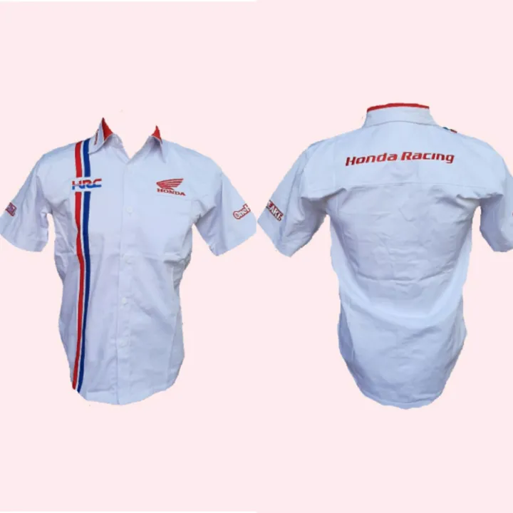 Kemeja Seragam Honda Racing HRC Putih | Lazada Indonesia