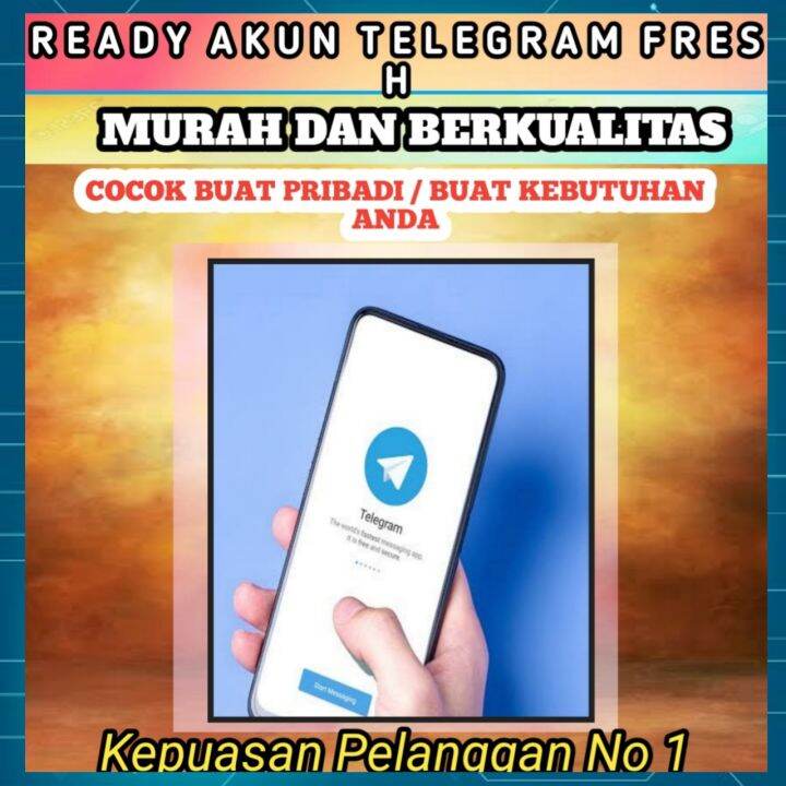 TELEGRAM FRESH AKUN / NOMOR BARU PROSES CEPAT | Lazada Indonesia