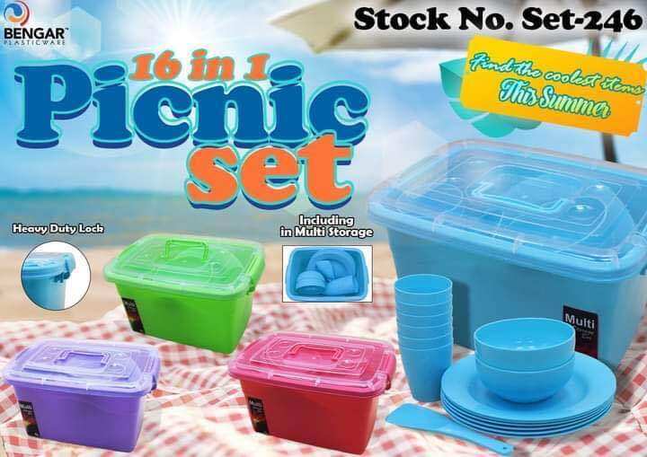 Bengar 16 in 1 picnic set box | Lazada PH