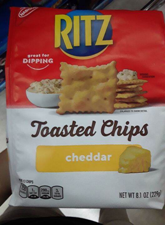 RITZ CHEDDAR TOASTED CHIPS 229G | Lazada PH