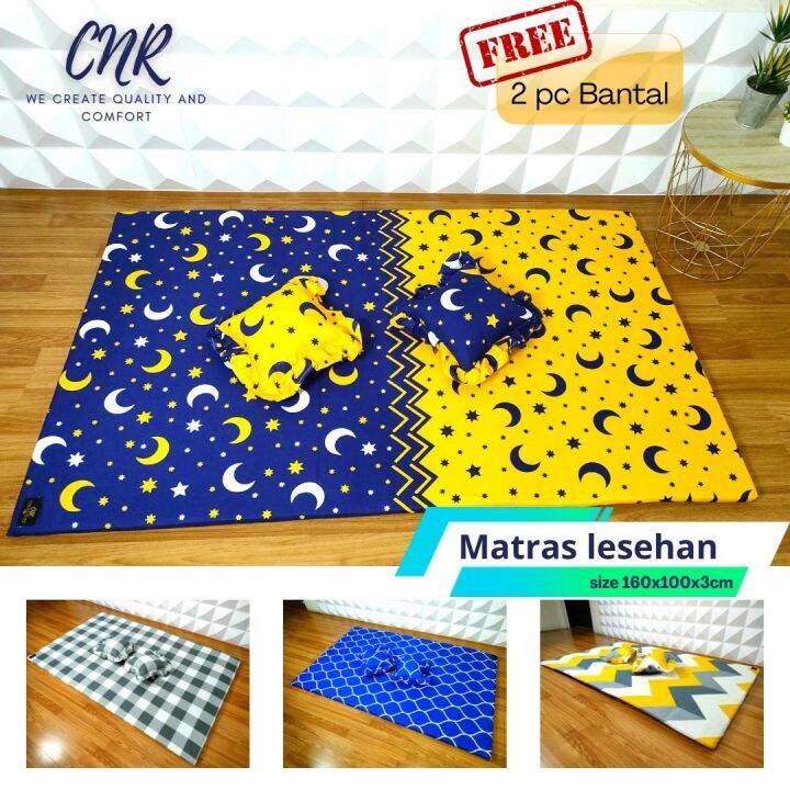 Matras tidur kasur lesehan depan tv uk.160x100x3cm isi HDP atau Busa ...