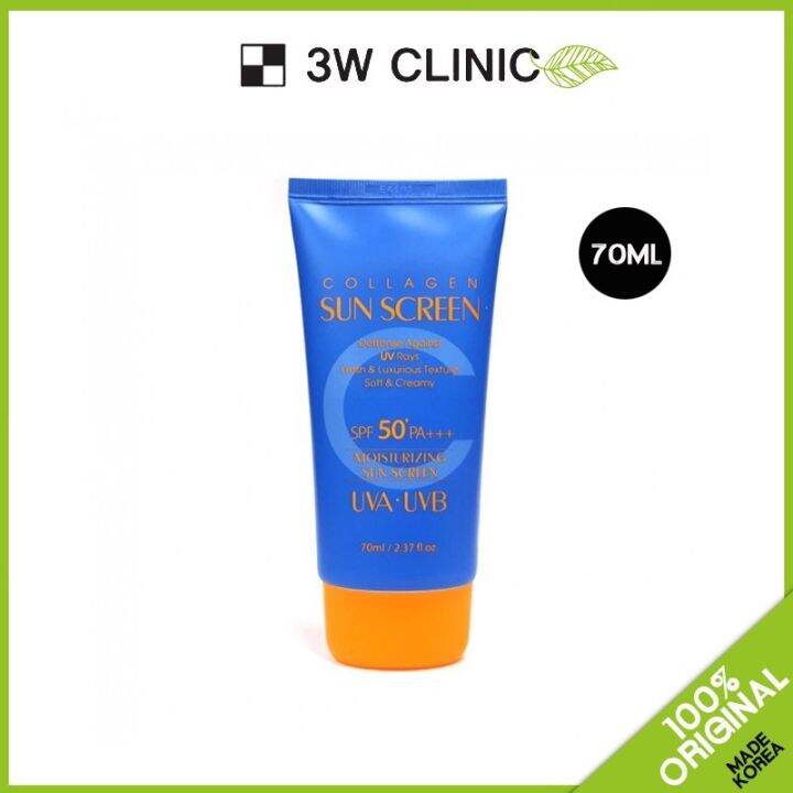3W Clinic Sunscreen original Collagen Sunscreen Moisturizing Sensitive ...