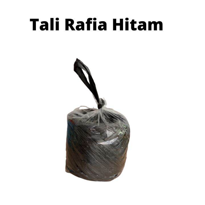 Tali Rafia 1kg Hitam / Tali Plastik / Tali Pengikat Barang / Tali Anyaman / Tali Pengikat Karung ...