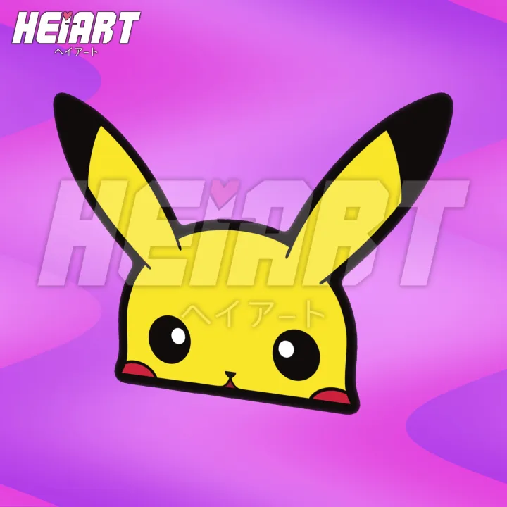 Pokemon - Pikachu - Vinyl Peeker Sticker | Lazada PH