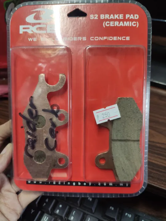 RCB S2 Brake pad ceramic for Raider 150 Carb | Lazada PH