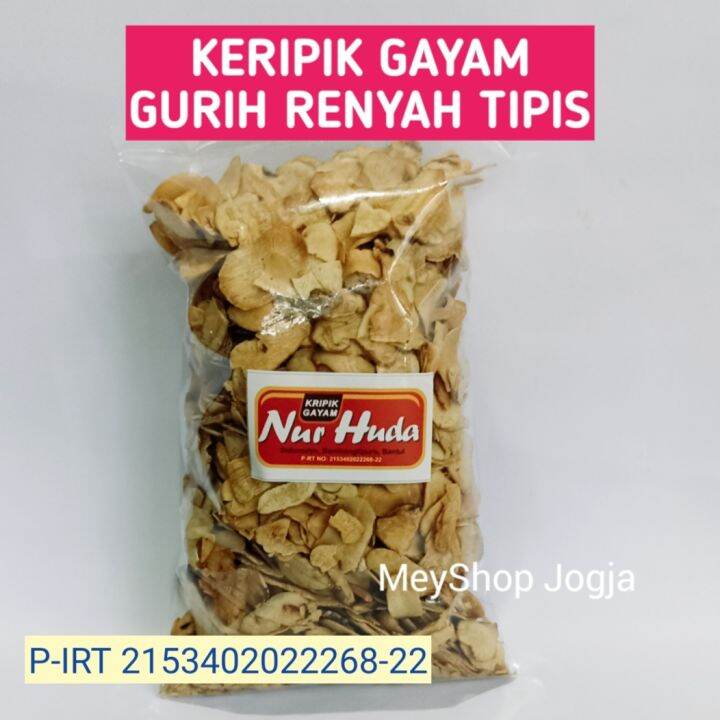 KERIPIK GAYAM GURIH 500 GRAM KHAS JOGJA | Lazada Indonesia