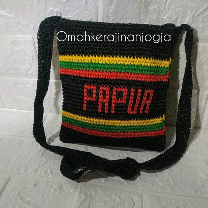 tas papua , tas noken , tas rajut | Lazada Indonesia