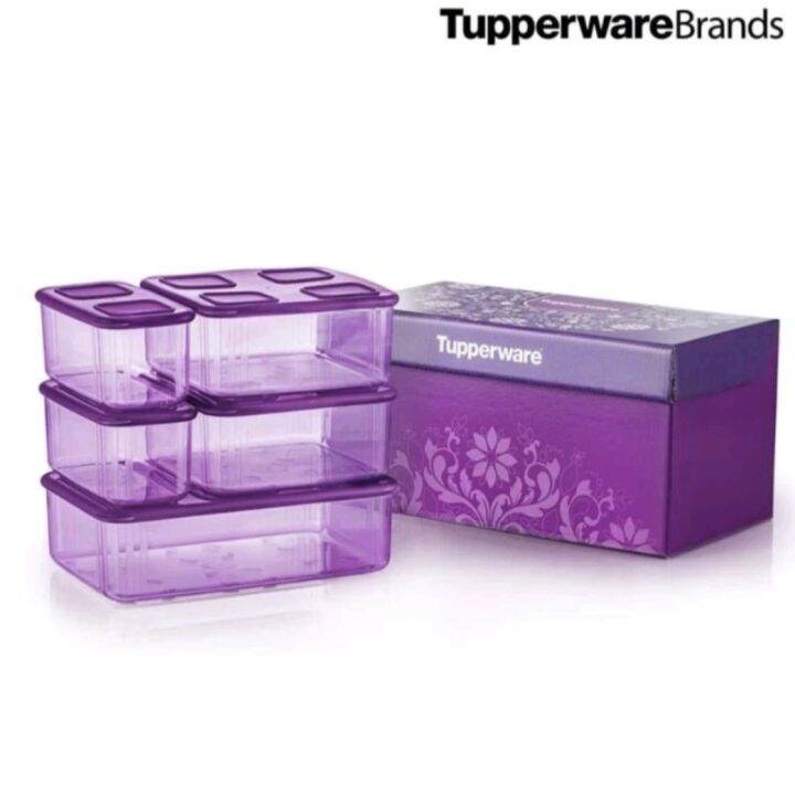 Tupperware Fresh N' Clear Full Set (5pcs) | Lazada