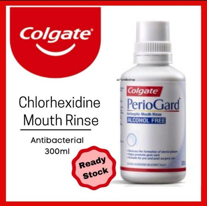 Colgate Periogard Chlorhexidine Mouthwash, Antibacterial Mouthwash ...