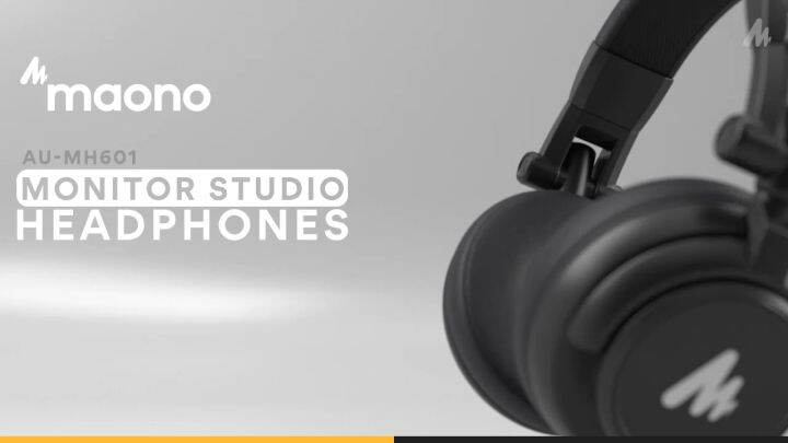 Maono AU-MH601 หูฟังมอนิเตอร์คุณภาพเสียงดี DJ Studio Monitor Headphones ...